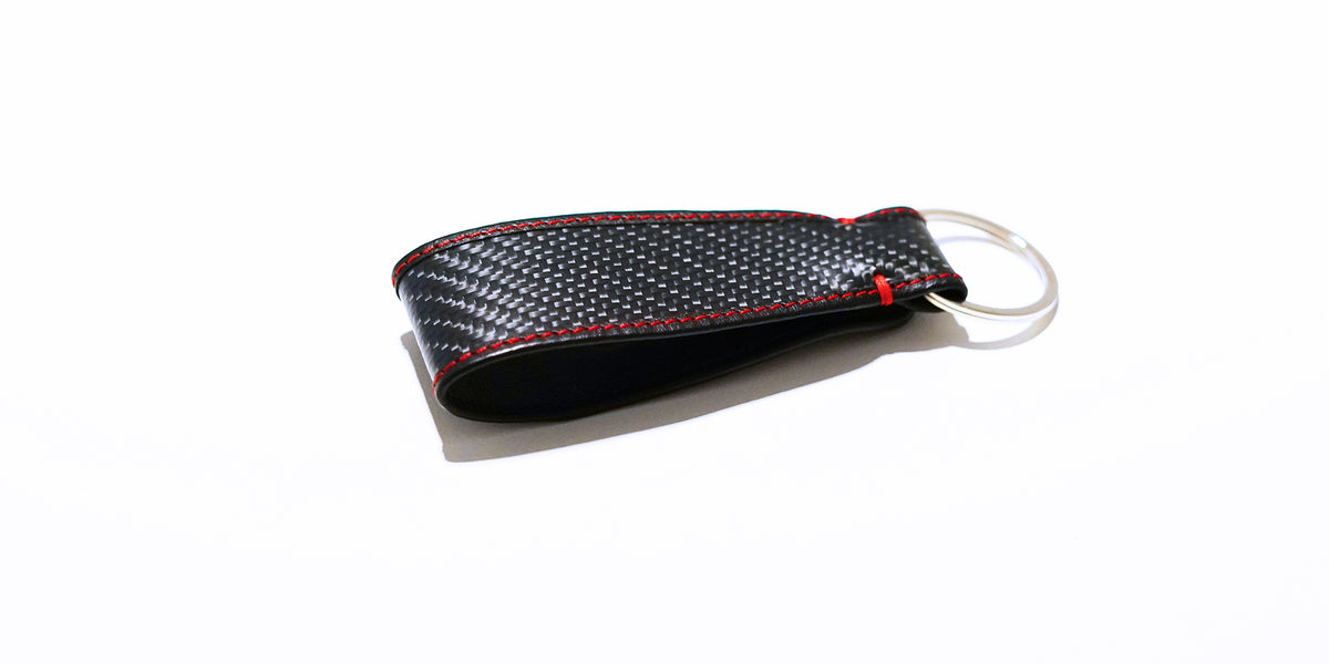 P1 Carbon Fiber Keychain Black/Red – Dre Clemons